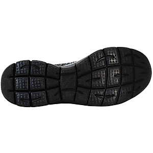 Skechers Women's Summits-Quick Getaway Black/Aqua Sneaker 8.5 W US