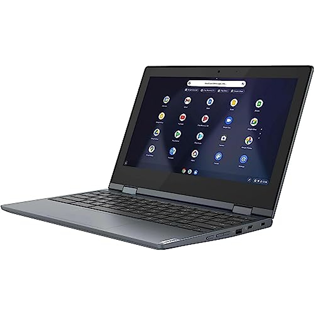 Lenovo Chromebook Flex 3 2-in-1 Convertible Laptop in Abyss Blue Intel Processor 64GB eMMC + 64GB microSD (128GB) 4GB 11.6in IPS Touchscreen BT Webcam iSlik Pen (Flex 3 - Renewed)