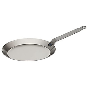 Matfer Bourgeat Black Carbon Steel Crepe Pan, 8 5/8"