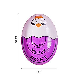 Kitchen Timer Practical Reminder Color Changing Egg Timer Purple