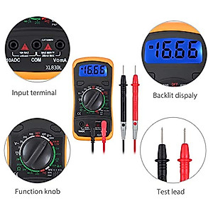 Neoteck Electrical Test Kit, Mini Digital Multimeter + Receptacle Outlet Tester + Non-Contact 12-1000V AC Voltage Detector Pen- Great Packs!