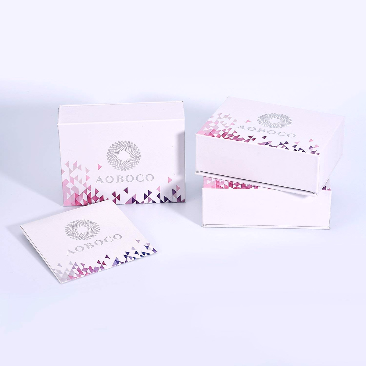 AOBOCO Amethyst Heart Necklace Gifts for Wife Sterling Silver Heart Purple Crystal Pendant Love You Forever Jewelry for Women