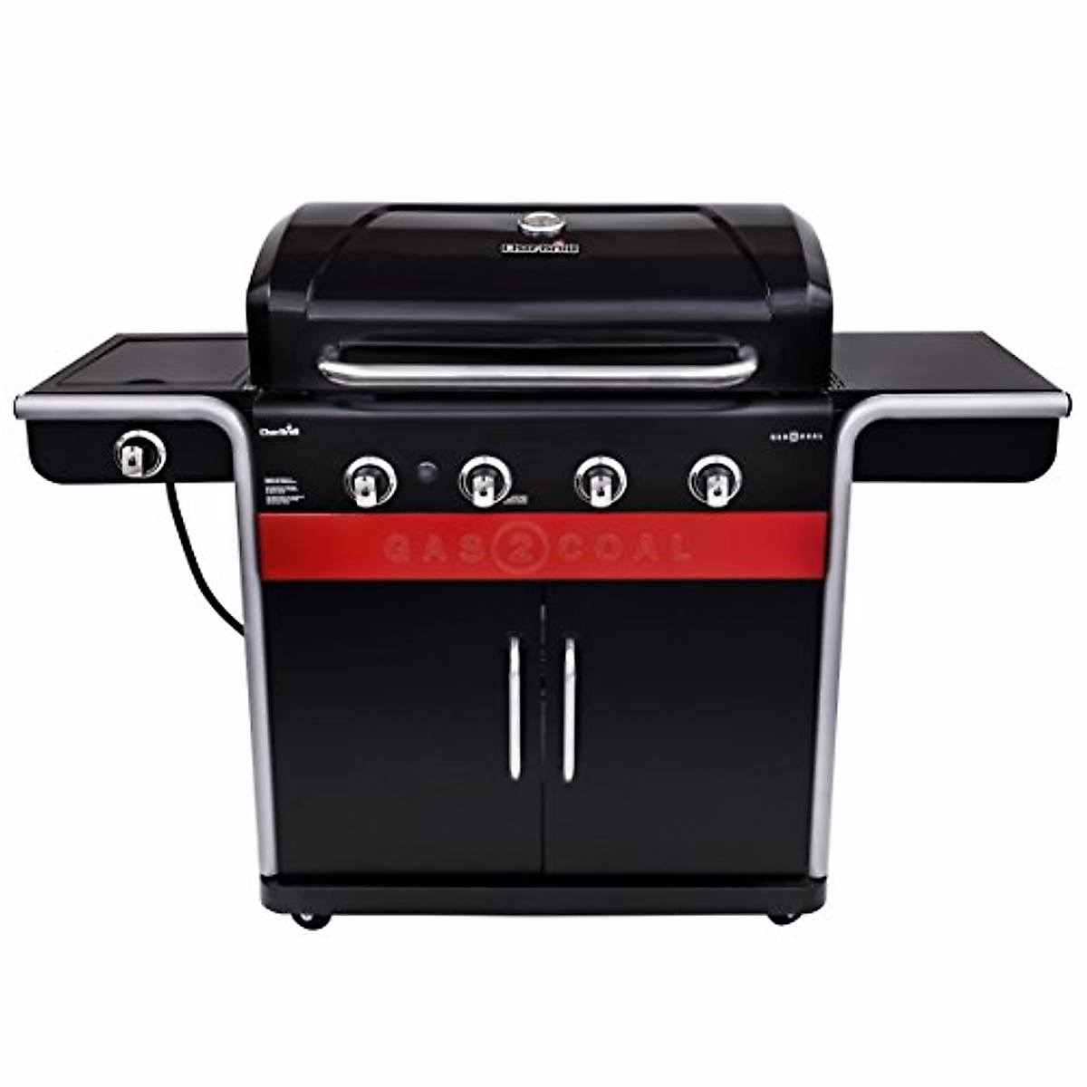 Char-Broil Gas2Coal 4-Burner Liquid Propane and Charcoal Hybrid Grill