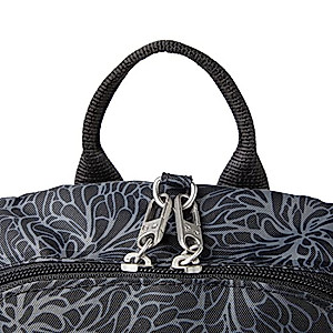 Baggallini Women's Anti-Theft Vacation Backpack, Midnight Blossom, One Size