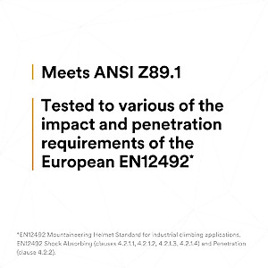 3M SecureFit Safety Helmet - Climbing Style Inspired Safety Helmet with 6 Point Suspension System, Vented, Black, X5012V-ANSI, for Construction, Heavy Infrastructure