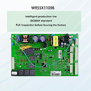 WR55X11098 Refrigerator Electronic Control Board, Compatible with ge PGCS1RKZJSS, PSQS6YGZBESS, PFSS5RKZASS, PFCF1RKZABB,PGS25KSEAFSS, PFSF5RKZCBB,ETC. Replace WR55X11076, WR55X11077, WR55X11097