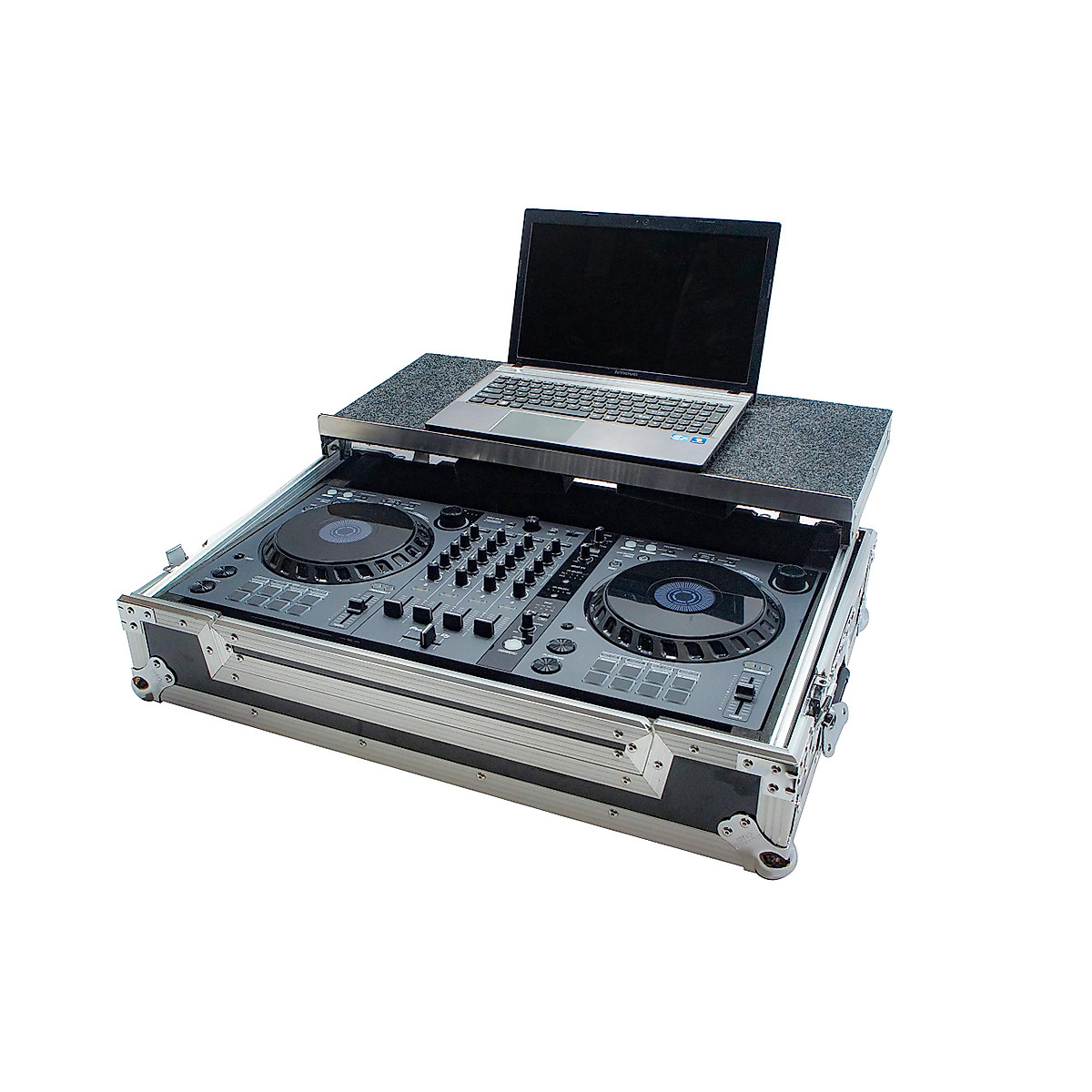 Harmony Audio HCDDJFLX6WLT Flight Glide Laptop Tray DJ Custom Case Pioneer DDJ-FLX6