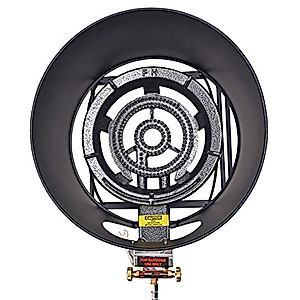 ARC, 23" Heavy Duty Stainless Steel Concave Comal Set with 80,000BTU Propane Burner Stove and Burner Stand, Discada Disc Cooker, Great for Backyard and Outdoor Cooking