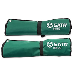 SATA 38 Piece  12 Point Combination Wrench Set | SAE 1/4" to 15/16" & Metric 6mm to 32mm |  ST08416G