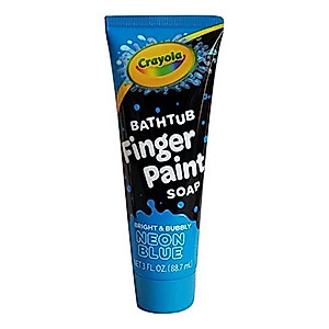 Bright & Bubbly Neon Bathtub Finger Paint Soap 4 Piece Set