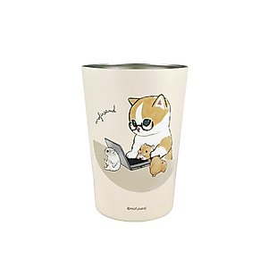 東亜金属(Toa) mofusand 53-2035 2-Way Vacuum Double Layer Tumbler, M, Office, Work Desk, Cup, Hot and Cold Insulation, Holder, Cup, Cute, Cat