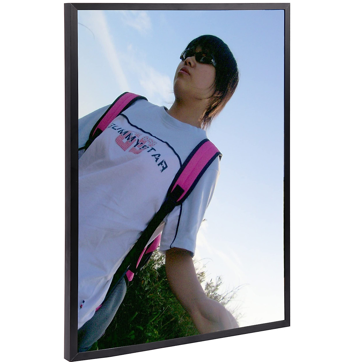 Aynoo 16x20 Poster Frame Black, Display Picturess 16x20 Metal Picture Frame,Aluminium Industries Studio Gallery Frame