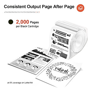 16 Pack of v4ink 4PK Compatible 12A Toner Cartridge Replacement for Q2612A Toner Black Ink for use with HP 1012 1018 1020 1022 1022N 3015 M1005 M1319F Printer (Black,16 Pack)