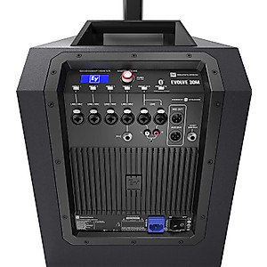 Electro-Voice Evolve 30M Portable Powered Column Loudspeaker System, Black, (F.01U.366.319)