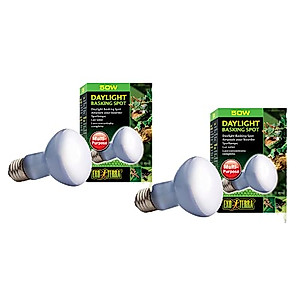 EXO-TERRA Sun Glo Neodymium Basking Spot Lamps 50 Watts - Pack of 2