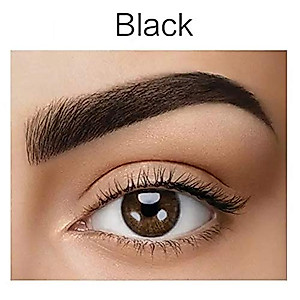 Demure Eyebrow Dye Kit, Professional Formula Brow Tint - contains Argan Oil & Castor Oil (Omega 6, Carotene, Vitamins А, Е, F), Fast and Safe Results (Dark Brown)