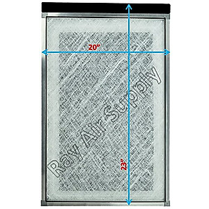 RAYAIR SUPPLY 20x23 Air Ranger Replacement Filter Pads 20x23 (3 Pack) White