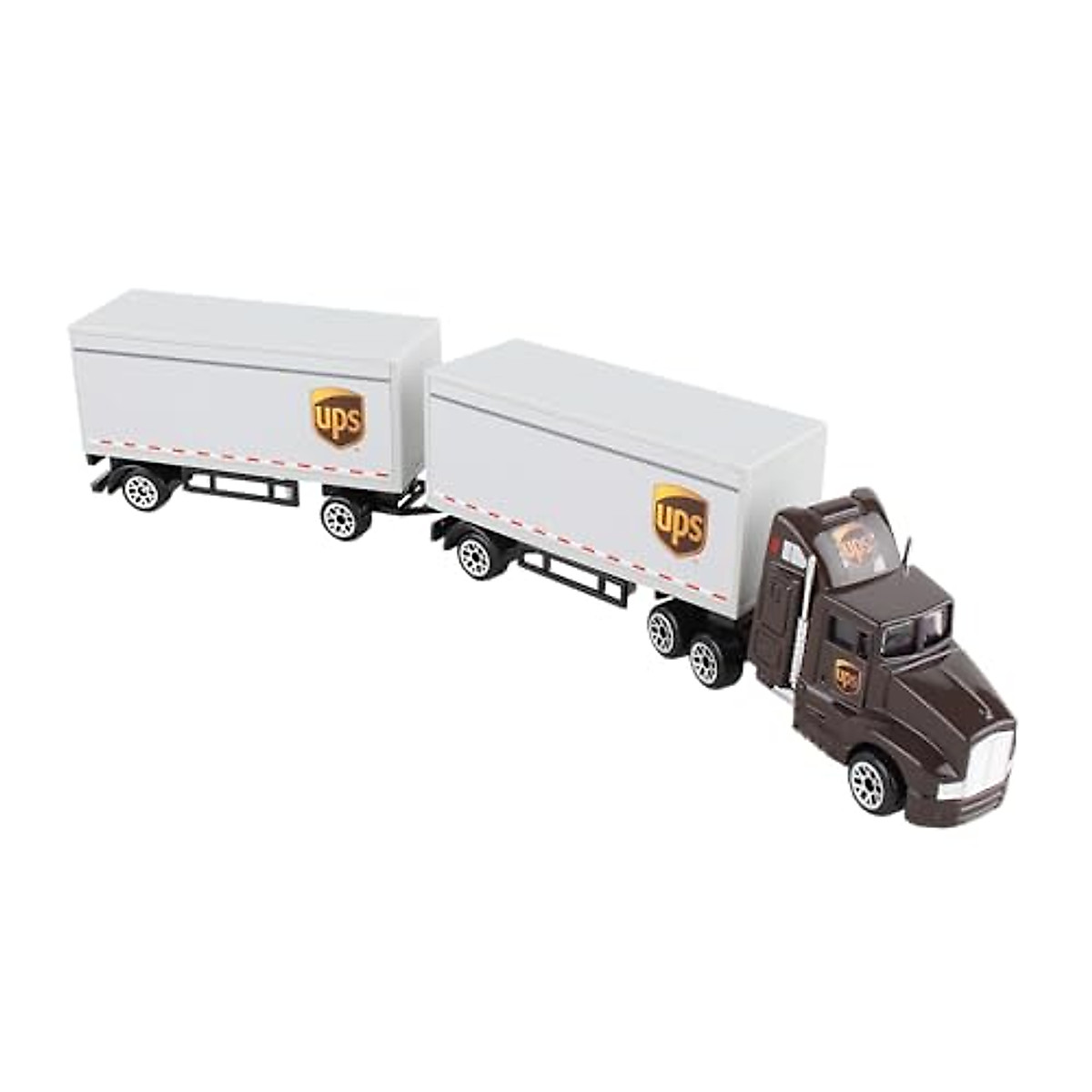 Daron UPS Die Cast Tractor with 2 Trailers