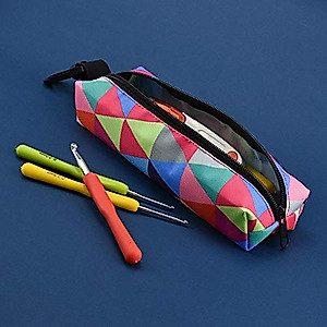 Yarn Storage Bag, Portable DIY Hand Weaving Craft Knitting Case Organizer Crochet Hooks Thread Holder Totes, Traveling Sewing Tools Accessories