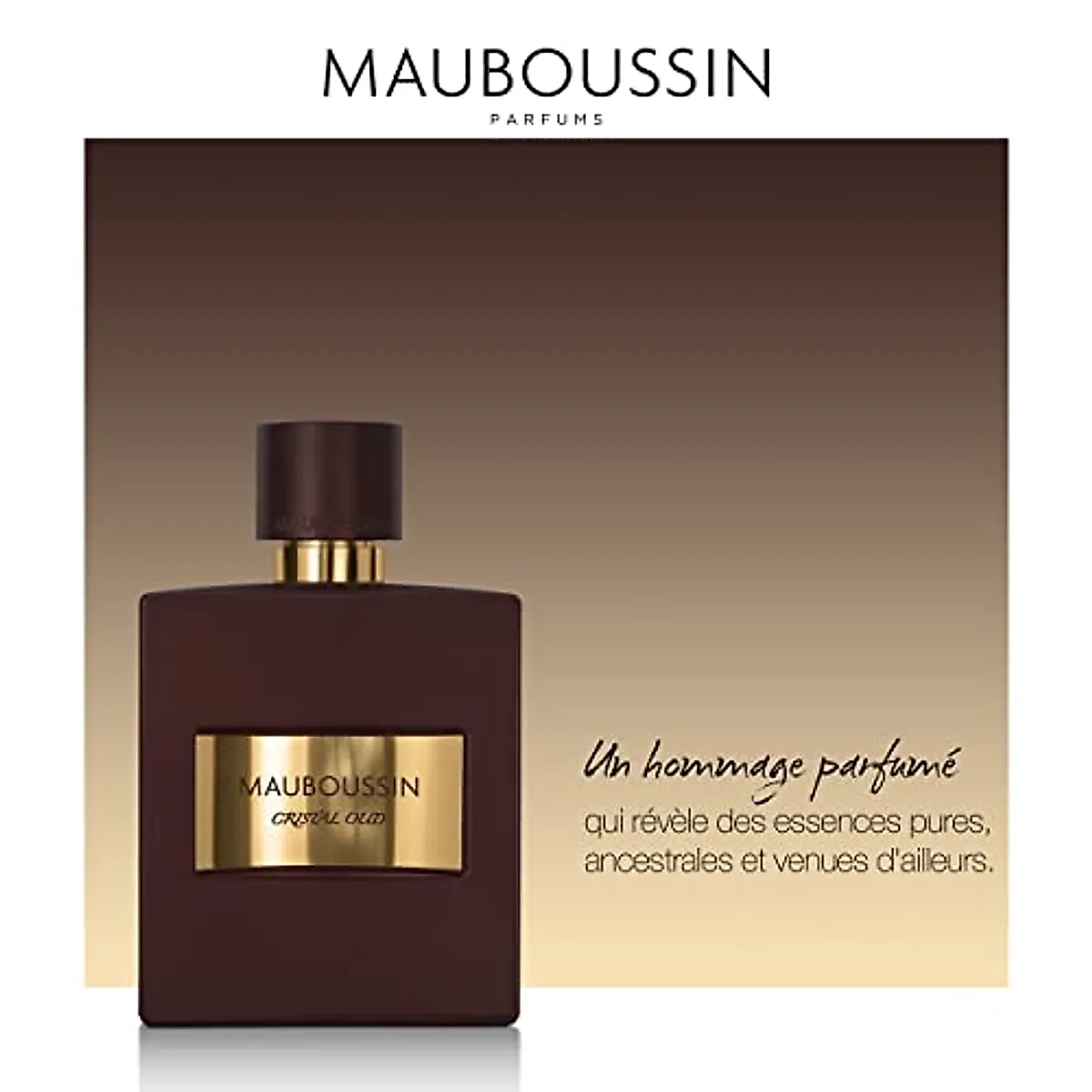Mauboussin - Pour Lui Cristal Oud 100ml (3.3 Fl Oz) - Eau de Parfum for Men - Oriental Scent