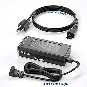Portable Refrigerator AC Power Adapter, Fridge Freezer AC Power Cord for Alpicool, ARB, ICECO, Setpower, Aspenora, Ausranvik, AstroAI, JoyTutus, Kalamera, F40C4TMP Portable Freezer Fridge