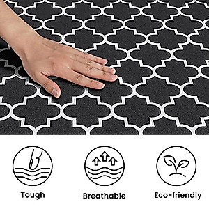 Fab totes Clothes Storage Bag Organizer [3 Pack/100L], Large Capacity Clothes Organization with Reinforced Handle and Clear Window, Foldable Storage Containers for Comforter, Blanket, Bedding, Black