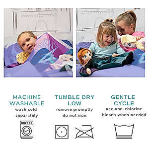 Franco Disney's Frozen Kids Bedding Super Soft Compression Snuggle (TM) Sheets, Twin, (Official Disney Product)