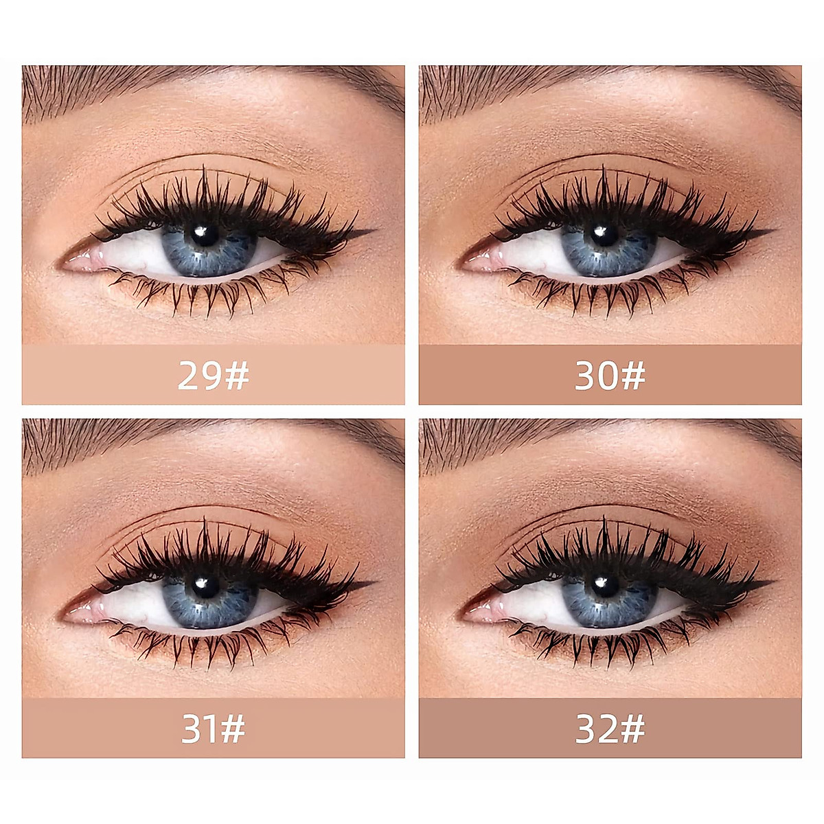 SUMEITANG 8 Colors Matte Liquid Eyeshadow Neutral Naked Smooth Cream Brown Eyeshadow Set Lightweight High-pigmented Creamy Gel matte Eye Shadow Quick-Drying Waterproof Long Lasting