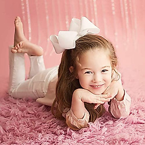 Oaoleer 30 Colors 6 Inch Hair Bows Clips Grosgrain Ribbon Bows Hair Alligator Clips Hair Barrettes Hair Accessories for Girls Toddler Infants Kids Teens Children