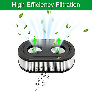 10 Pack 593260 Lawn Mower Air Filter 798452 334404 Replacement, Fit for Most 500 500ex 550ex 625e 675ex 675exi 725exi Series Engines Models, Compatible with Troy Bilt TB110 TB200 TB230 Lawnmower.