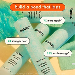 amika the kure bond repair shampoo, 275ml