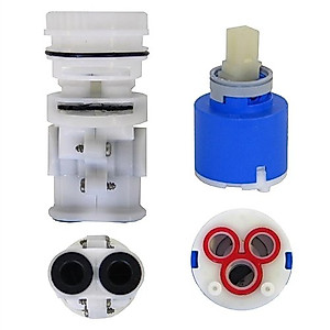 Genuine OEM Gerber 97-013 92-298 Hardwater Replacement Shower Ceramic Disc Cartridge With Temperature Limit Stop Pressure Balance Cartridge For 49-600/800