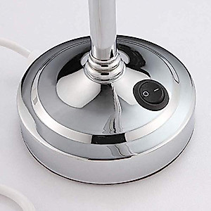 KONGZIR Countertop Vanity Mirrors 7X Magnifying Lighted Vanity Makeup Mirror 8 Inches 360° Rotation Tabletop with A Non-Slip Pedestal Polished Chrome Finish Grooming Mirrors