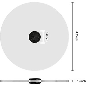 Smoking Gun Cup Lid & Cloche for Cocktail Food Smoke infuser. A Chef & Entertainers Tool. Transparent Plastic 2pc Accessory Disk Cover 4.75” & Dome 12” Extra Large