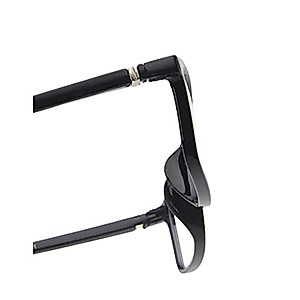 Shiratori Nerd Retro Rectangular Blue Light Blocking Glasses, Computer Reading/Games/TV/Cell Phone Glasses for Women Men Sand Black