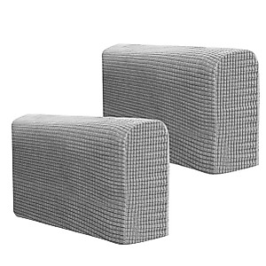 Garneck 2pcs Armrest Covers for Chairs Chair Armrest Cover Furniture Arm Rest Towel Armchair Covers for The Arms Couch Arm Covers for Sofa Couch Cover for Dogs Arm Chair Elastic Sofa Chair