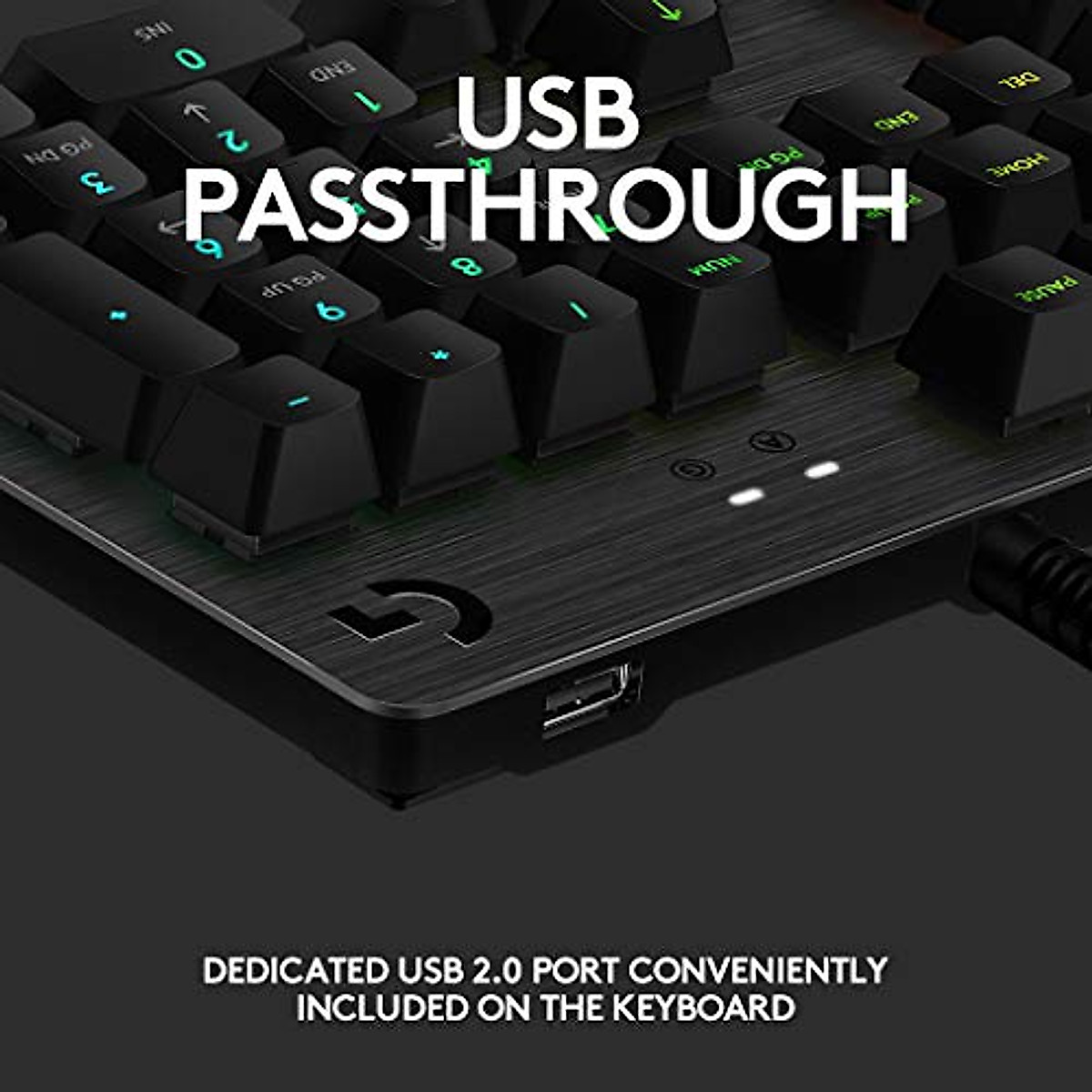 Logitech G512 LIGHTSYNC RGB Mechanical Gaming Keyboard GX Brown Tactile