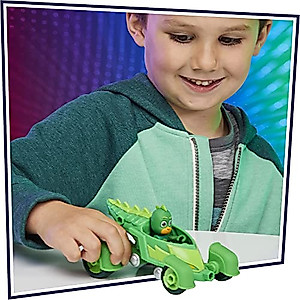 PJ Masks Gekko Power Pack Preschool Toy Set with 2 Action-Figures, Vehicle, Wristband, Costume Mask, Kids 3+ Years