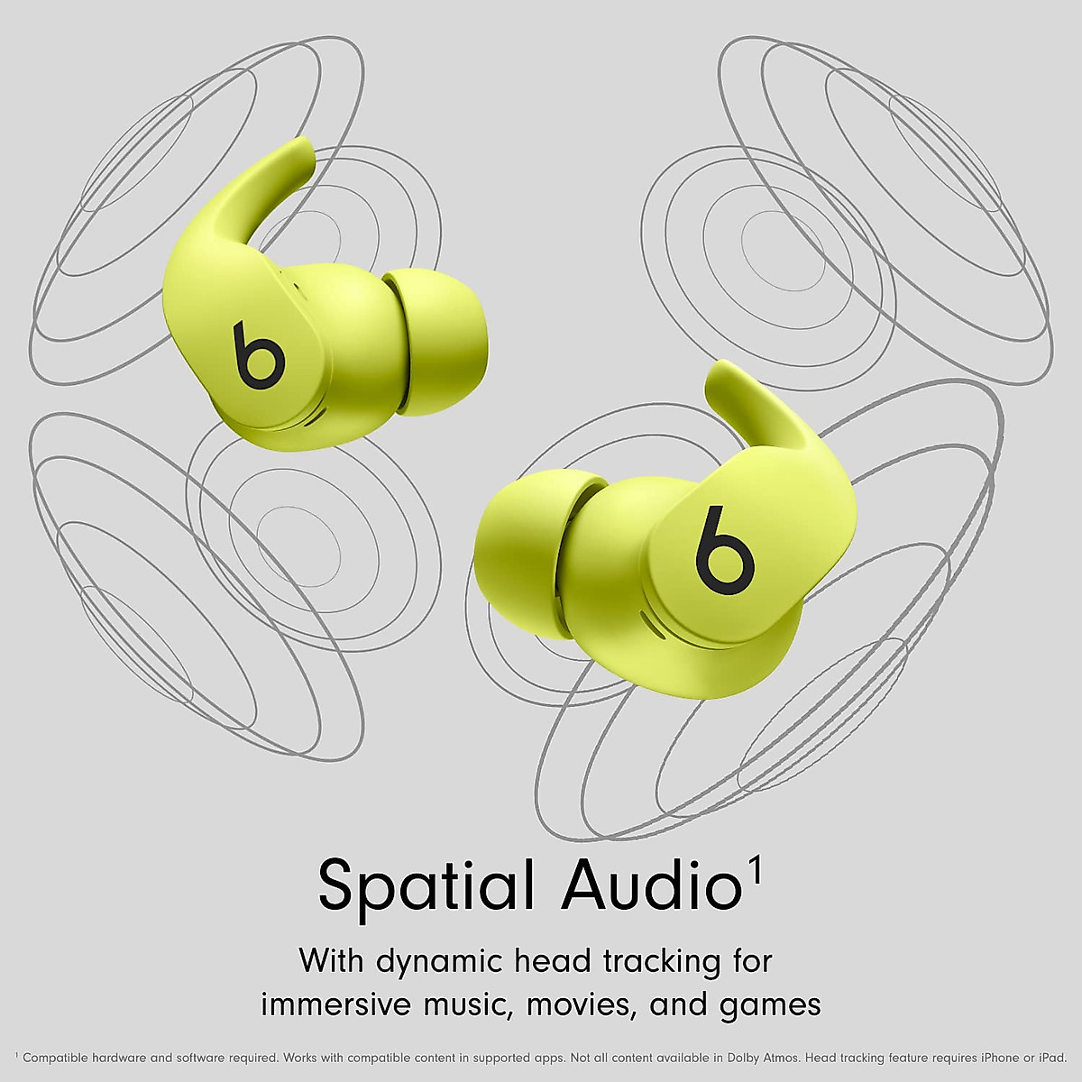 Beats Fit Pro - True Wireless Noise Cancelling Earbuds - Apple H1 Headphone Chip- Volt Yellow (Renewed)