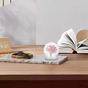 Plastic Snow Globe 20 pcs DIY Snow Globe Water Globe Clear Snow Globe with Screw Off Caps for DIY Craft Christmas Home Decoration Snow Globe Kit