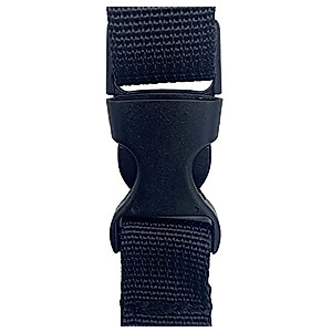 Wanty Remote Controller Lanyard Padded Neck Black Nylon Strap for DJI Drone Phantom 3 4 Pro Inspire 1, Adjustable and Detachable