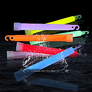 AIVANT Ultra Bright Large Glow Sticks - Long Last Lighting Over 12 Hours for Parties and Kids Playing, Emergency Light Sticks for Hurricane Supplies, Earthquake, Survival Kit and More