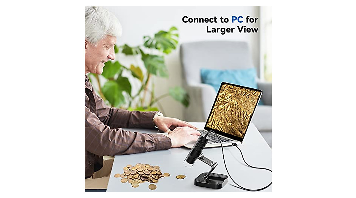 TOMLOV DM1S Wireless Digital Microscope - Easy 1000X HD View