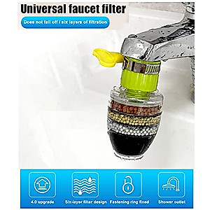 Kitchen Faucet 3 Pack Booster Shower Faucet Water Filters Water Purifier Faucet Kitchen Faucet Water FilterScalable/Rotating/Folding Faucet Water Filter Telescopic (Blue,Pink,Green）