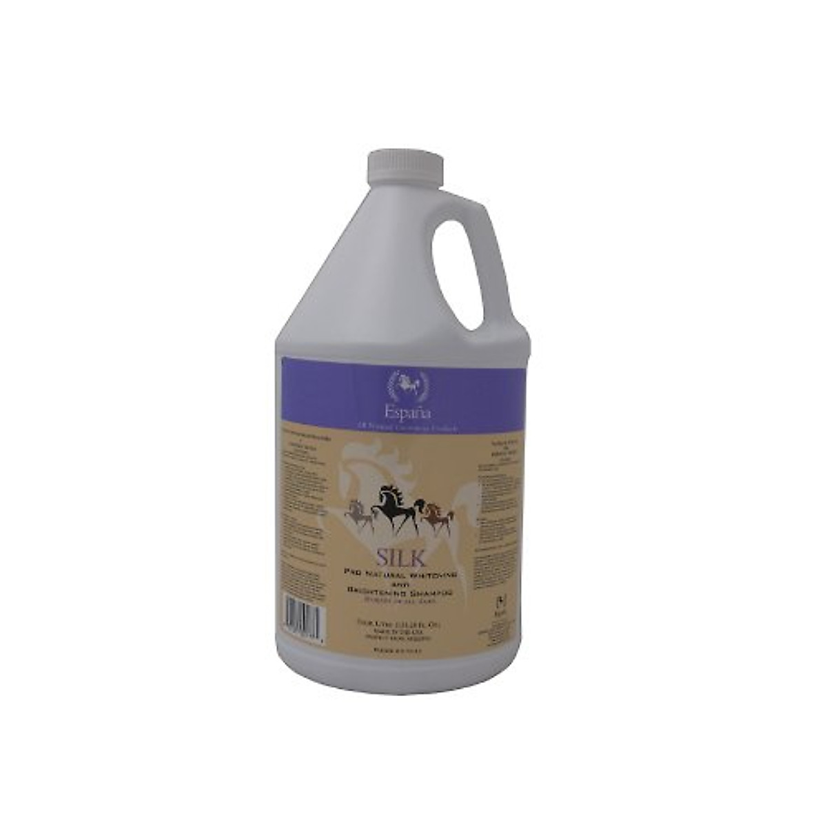 Espana Silk ESP0325E Specially Formulated Silk Pro Whitening and Brightening Shampoo for Horses, 135.28-Ounce