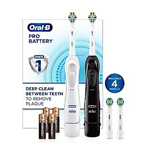 Oral-B Pro Advantage Battery Powered Toothbrush (2 Pack)