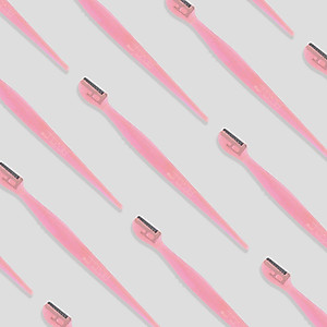 Pack of 3 Revele Precision Eyebrow and Bikini Razors for Painless Hair Removal Facial Shaver Derma-planing Shaving Tool with Precision Cover for Men & Women