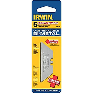 IRWIN 2088100 Safety Knife Blades, 5 Pack