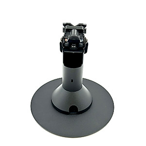 Discount Credit Card Supply DCCStands Ingenico Lane/3000/5000/7000/8000 7" Freestanding Swivel and Tilt Terminal Stand with Round Plate, Black