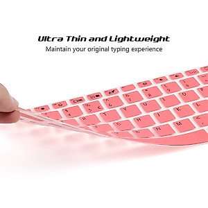 Keyboard Cover Skin for 15.6" Acer Aspire 3 A315-54 A315-55 A315-56 A315-57 A315-58, Acer Aspire 5 Slim 15.6 inch A515-45 A515-56 A515-46 A515-43 A515-54 A515-54G A515-55 A515-55T/55G, Pink